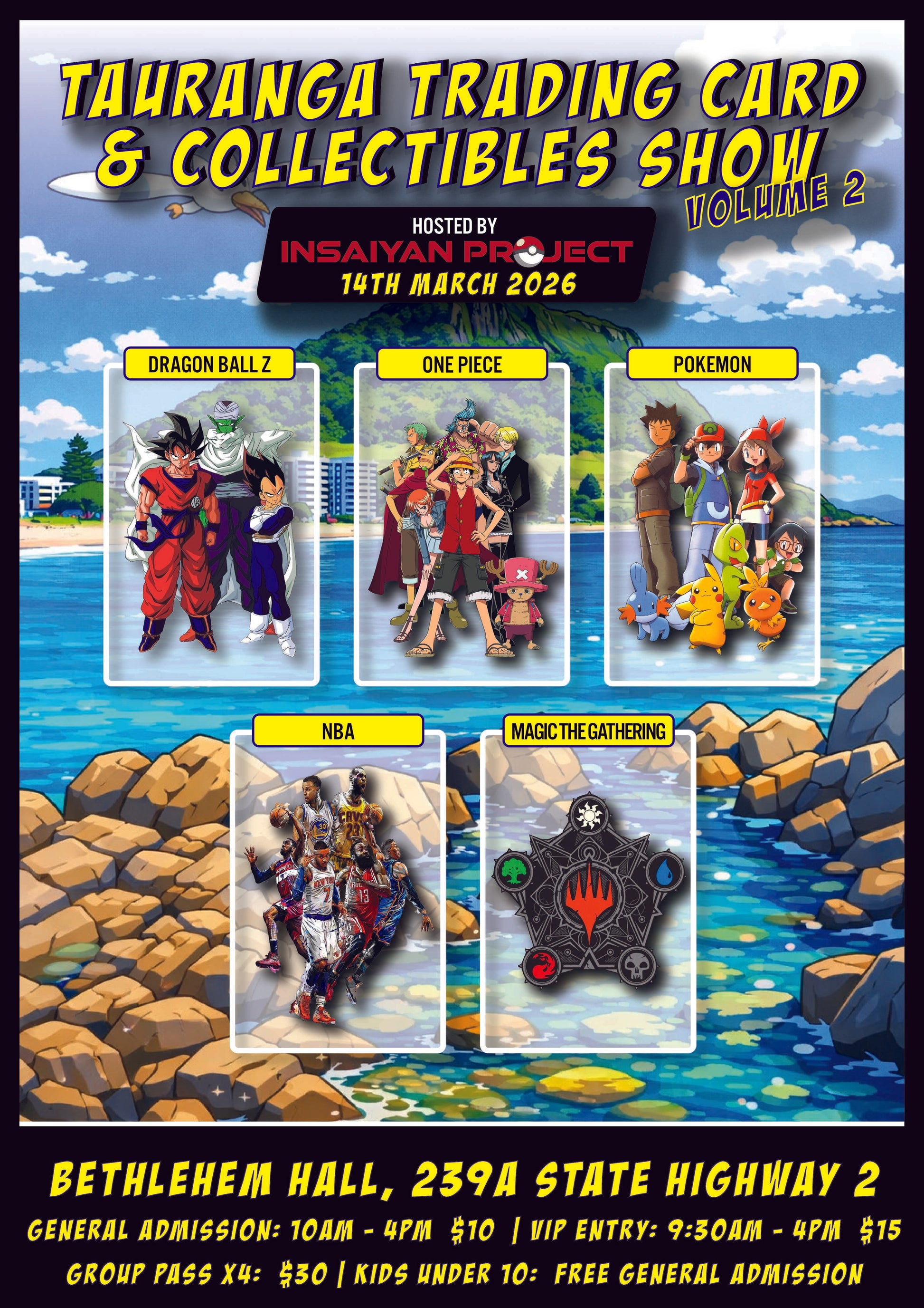 Tauranga Trading Card and Collectible Show Volume 2 – Insaiyan Cards